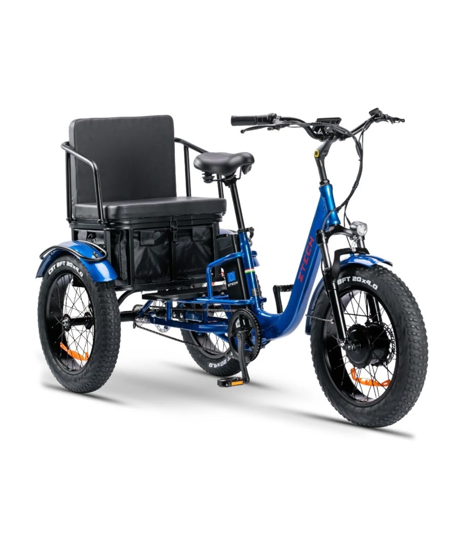 Bici Elettrica ZTECH ZT-80C Pass Trike 250W 48V 9Ah ruote 20 pollici